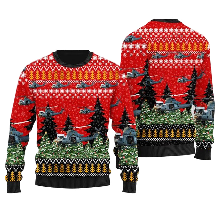 Bell UH-1Y Venom Christmas Sweater 3D – Moon Best Print
